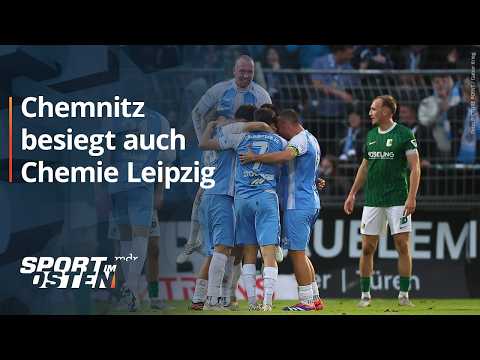 Chemnitzer FC erkämpft Sieg bei der BSG Chemie Leipzig