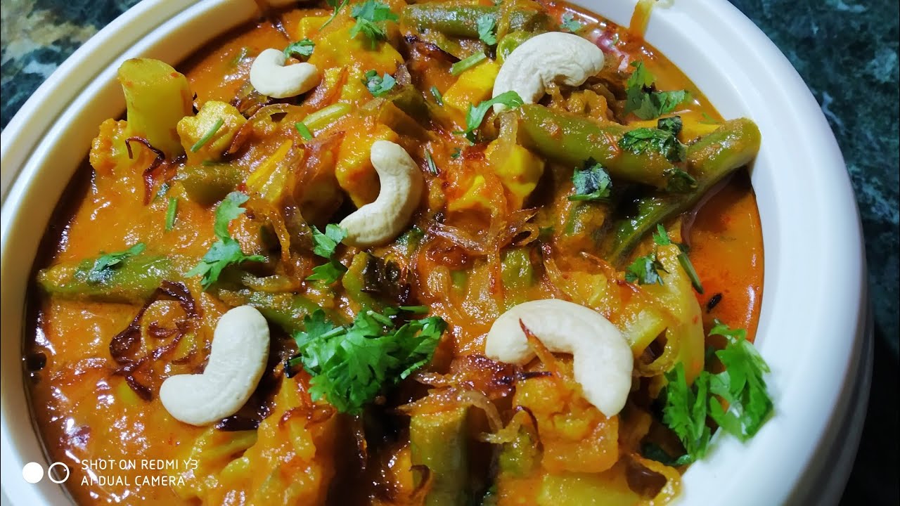 Veg Handi Diwani Recipe | Sabzi Diwani Handi | Restaurant style Recipe ...