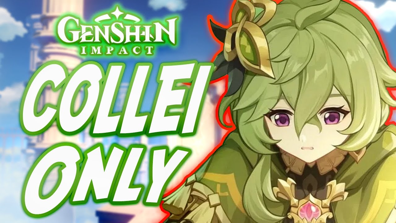 Can You Beat Genshin Impact Only Using Collei??!! - YouTube
