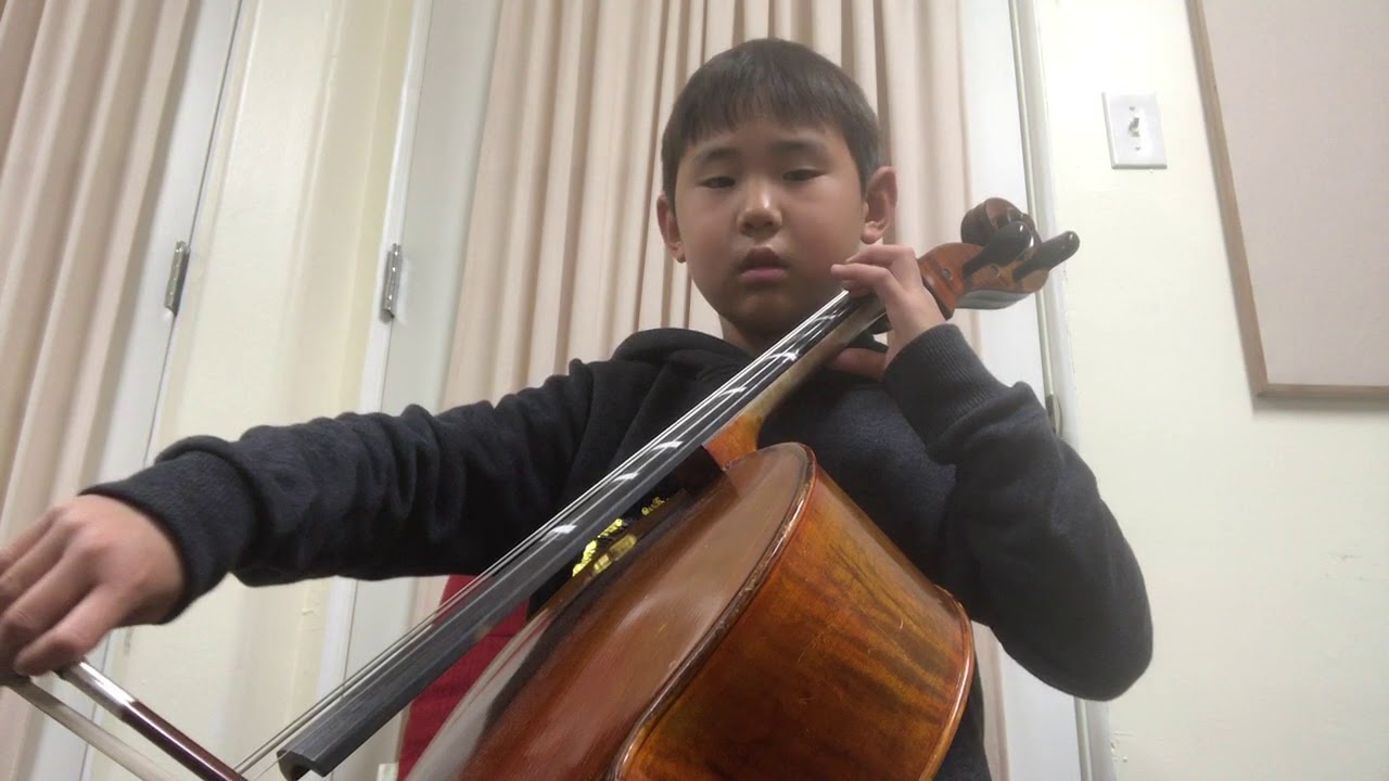 Little cellist Samuel suzuki vol 1 - YouTube
