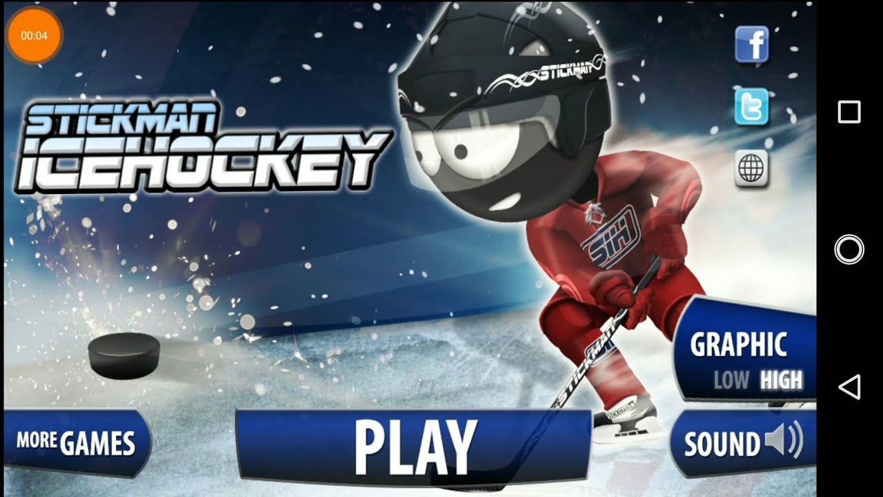 Stickman Icehockey - Gameplay - YouTube