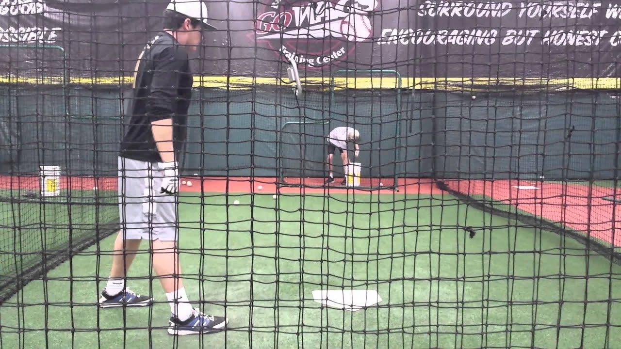 Justin Resto. Batting practice. Phenom baseball. - YouTube