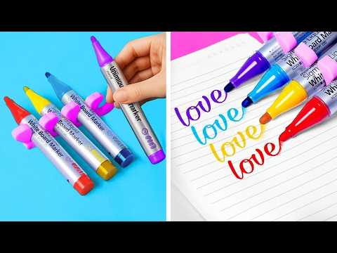 THESE SCHOOL HACKS WILL BLOW YOUR MIND 🔥 DIY Ideas Every Student Needs