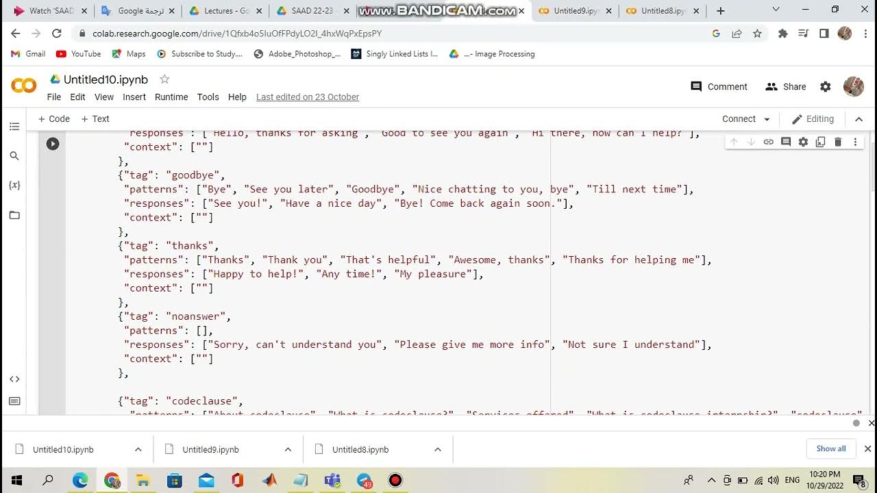 CodeClause chat Bot task - YouTube