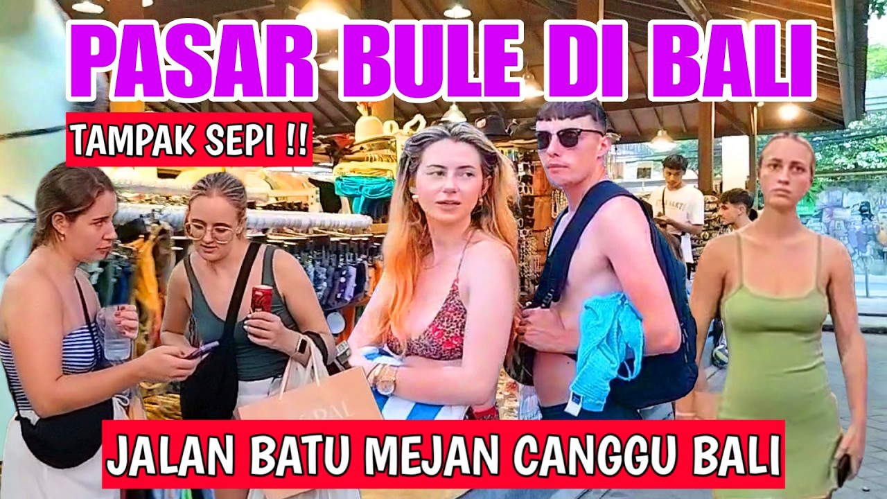MELIHAT PASAR BULE TAMPAK SEPI | SUNDAY MARKET LA BRISA CANGGU BALI - YouTube