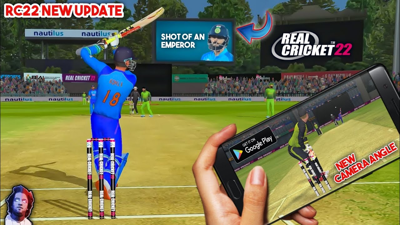 Real cricket 22 New Update Teaser | Rc22 New camera Angle - YouTube