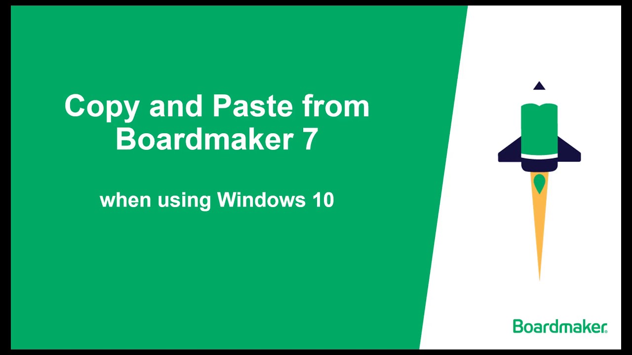Copy and Paste from Boardmaker 7 - YouTube