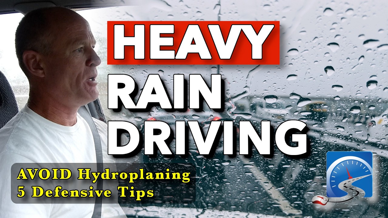 5 Defensive Driving Tips for Heavy Rain | Avoid Hydroplaning & Improve ...