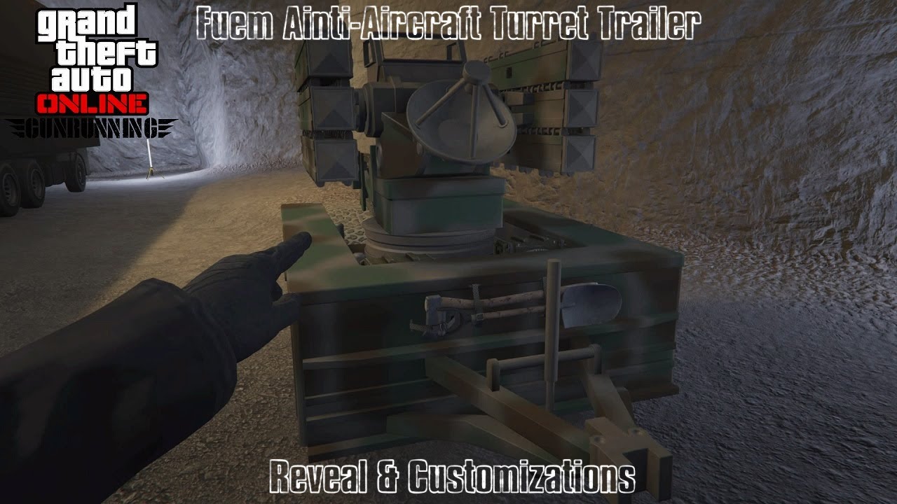 GTA Online Feum Anti Aircraft Turret Trailer Reveal & Customizations ...