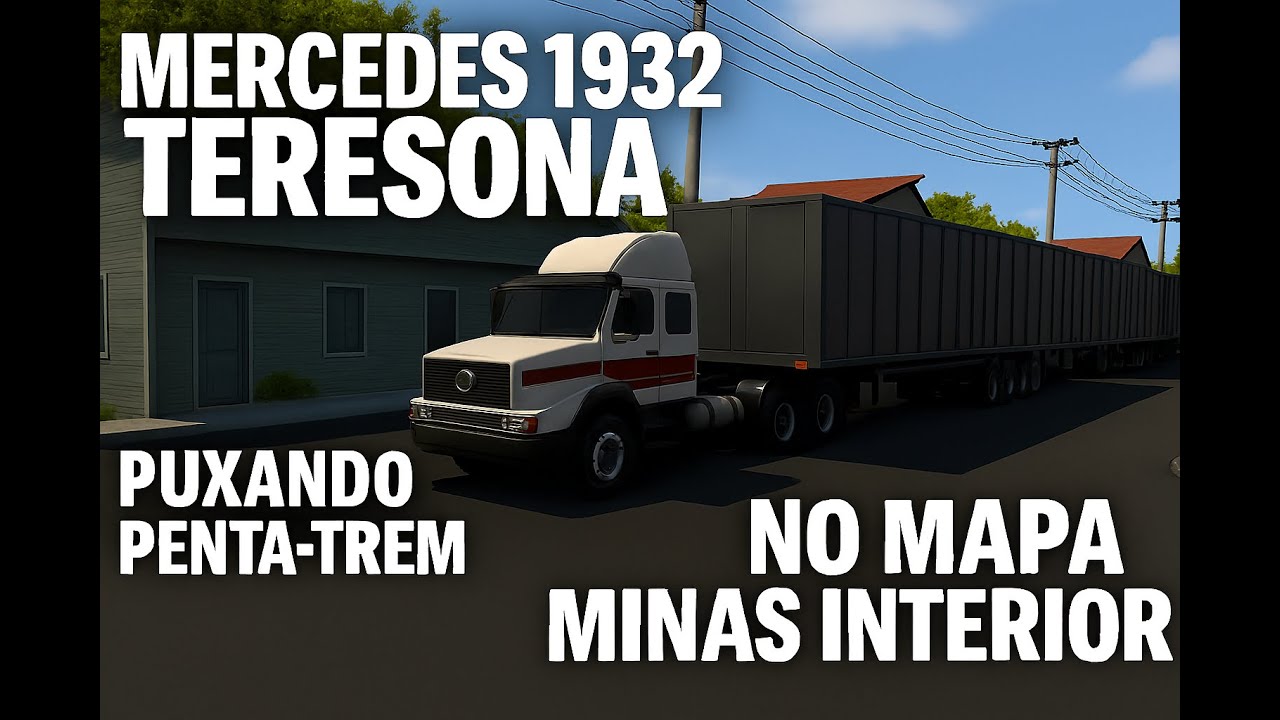 🔥 TERESONA INSANA! Puxando o Penta-Trem no Interior de Minas! - YouTube