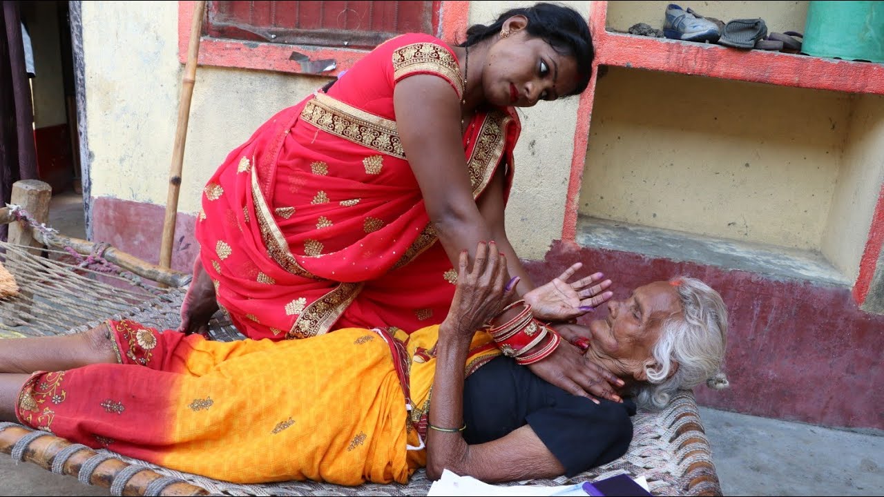 सास पूजेडीन पतोह खरीजडीन, बुढ़ी सास पर बहू ने किया जुलुम, फिर देखिए क्या हुआ, ndn comedy - YouTube