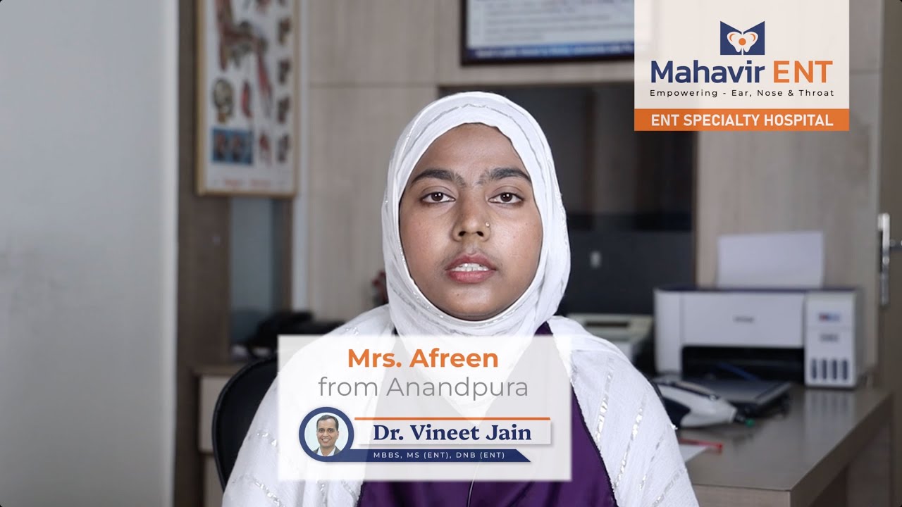 Mrs. Afreen Ji's Experience at Mahvir ENT, Kota, Rajasthan - YouTube