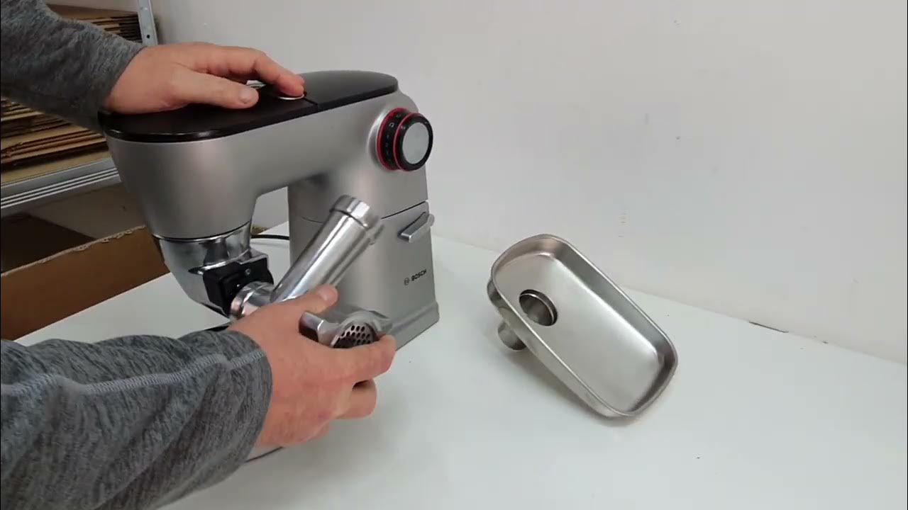 Bosch MUM9 robotgéphez Húsdaráló - YouTube