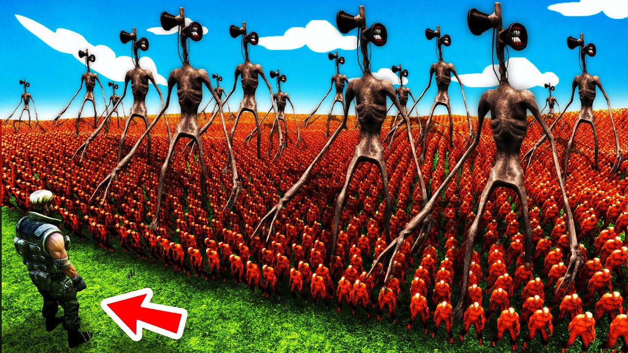 MOST POWERFUL UNIT vs 1,000,000 SIREN HEADS (Ultimate Epic Battle ...