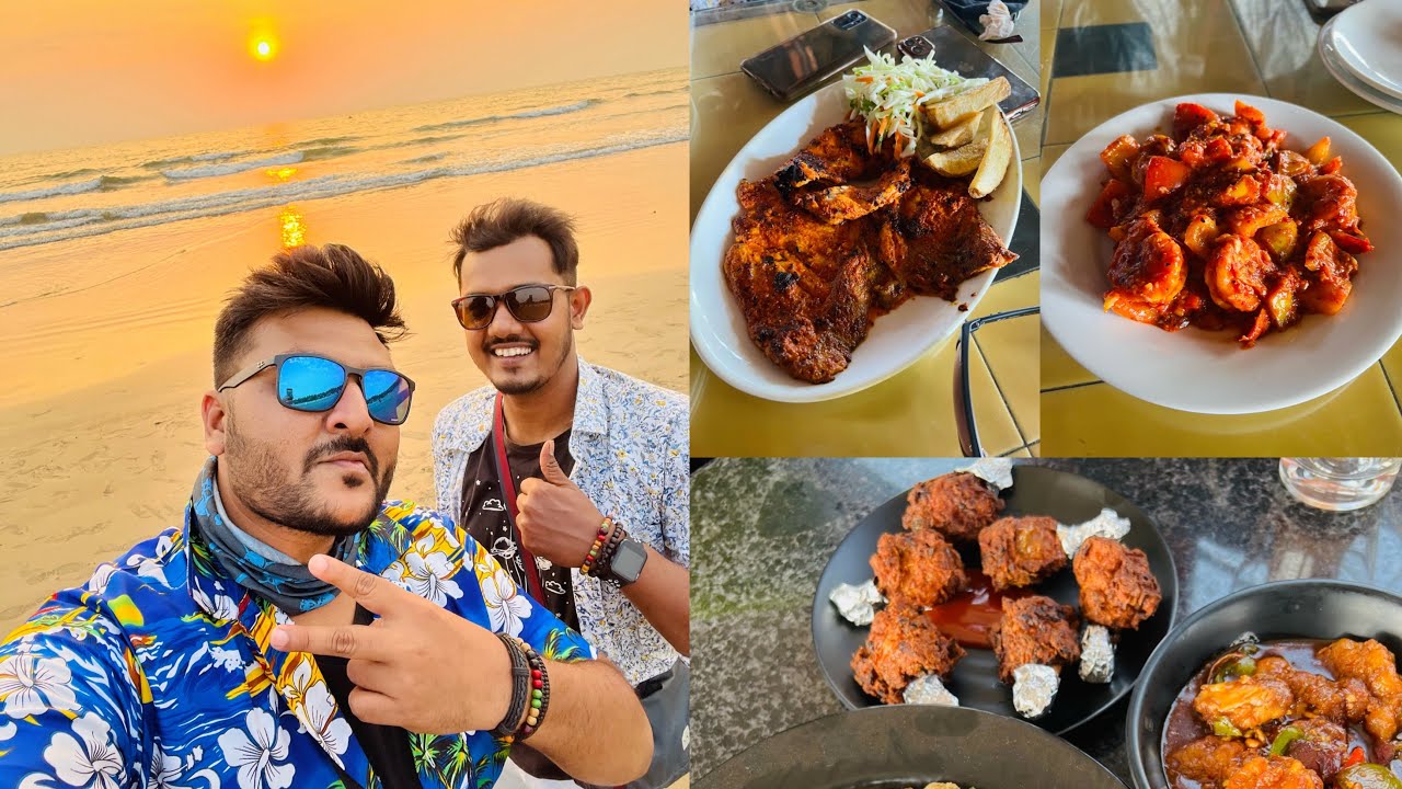 Goa ka famous Restaurant & beaches || Sea food 🤤 - YouTube