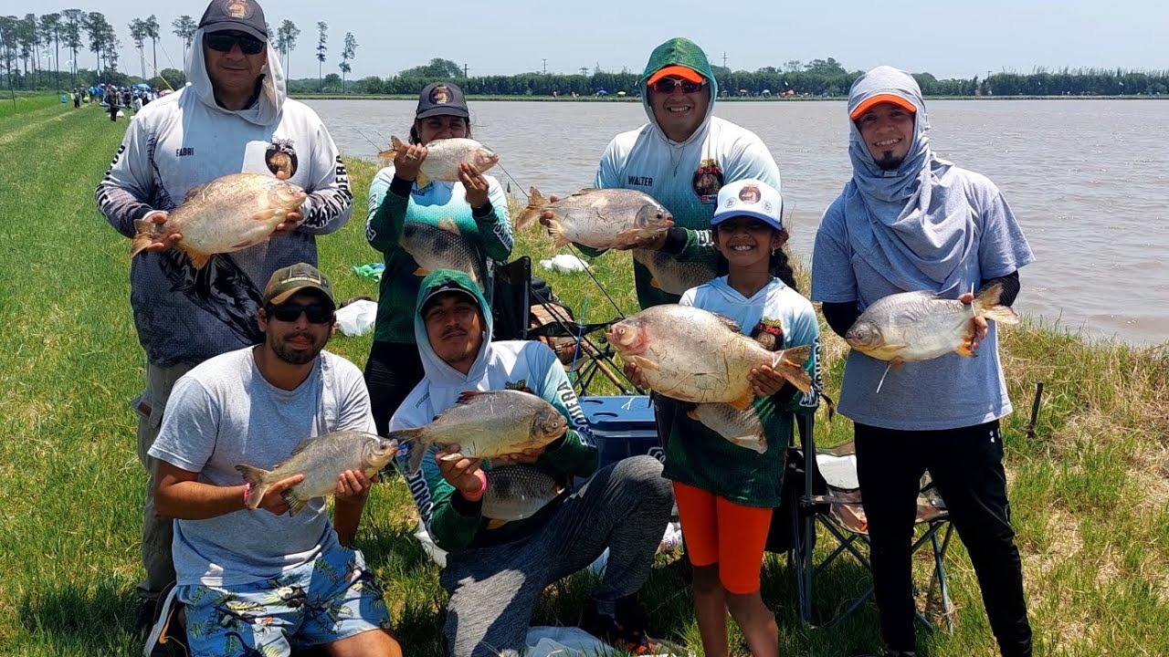PESCA DE PACU DE COSTA 9no torneo del pacu arrocero en la Leonesa Chaco ...