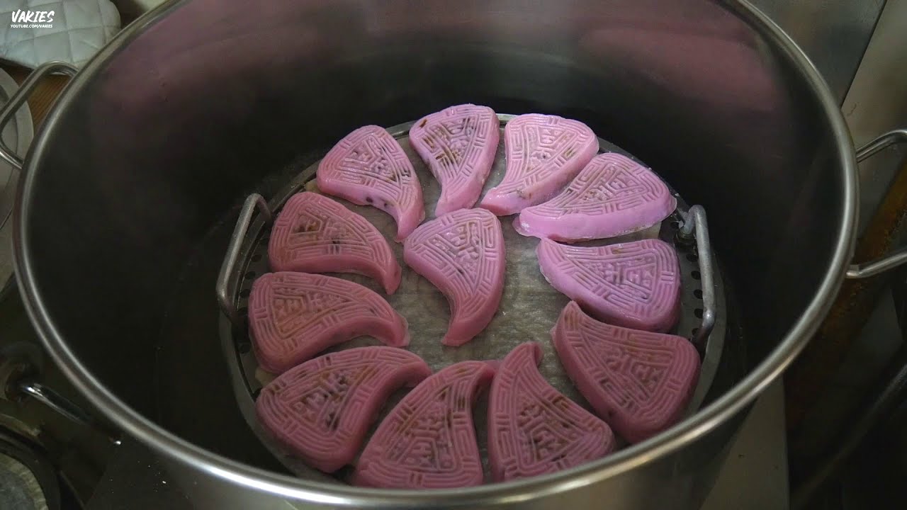 HANDMADE TEOCHEW KUEHS • PINK PNG KUEH【潮州饭粿】😍😍 - YouTube