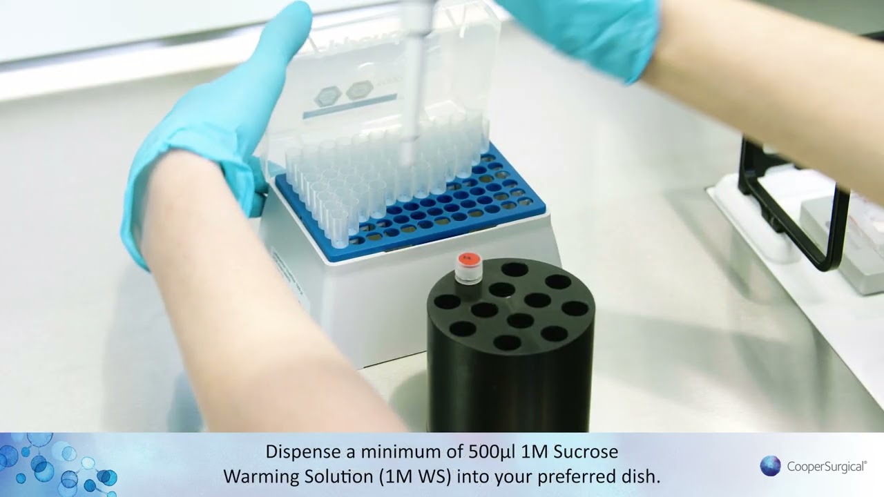 SAGE Vitrification Warming Procedure (CE) ART-8031 - YouTube