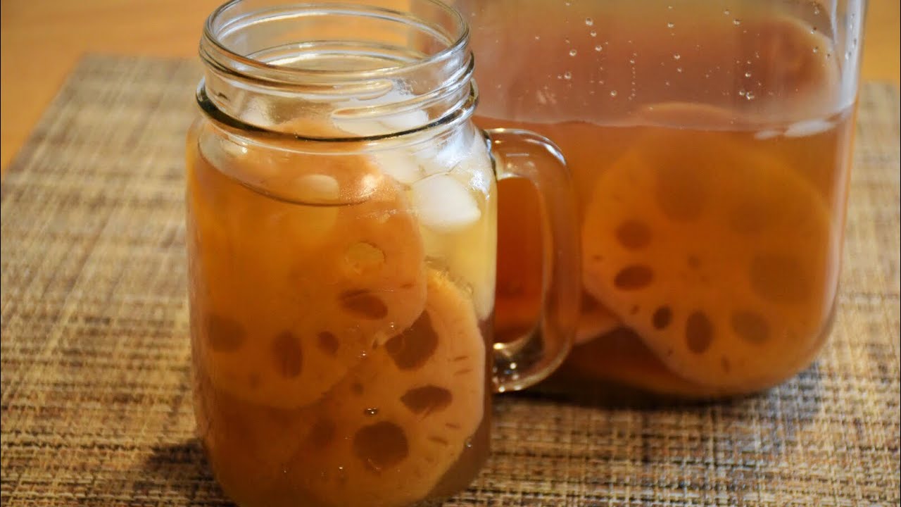 (Sweet) Lotus Root Drink - Num Dok Bua - YouTube