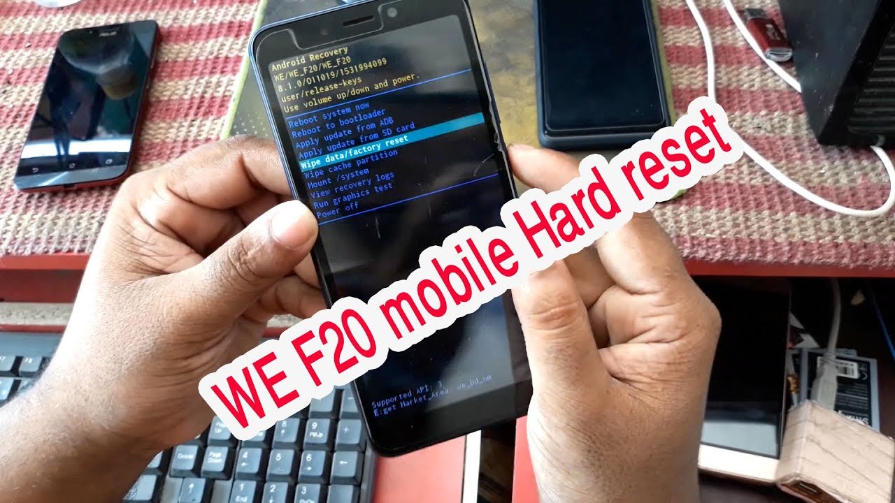 WE F20 mobile Hard reset / pattern unlock 100% solve - YouTube
