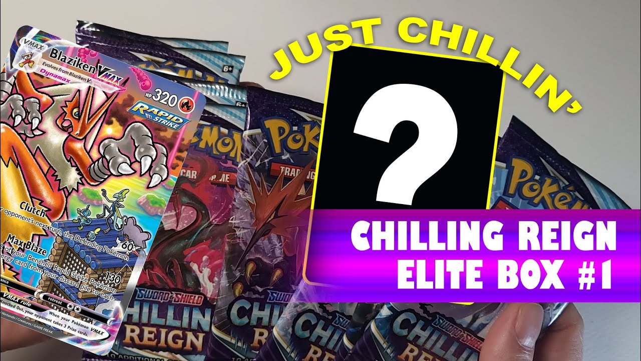 Opening Pokemon Chilling Reign Elite Trainer Box #1 - YouTube