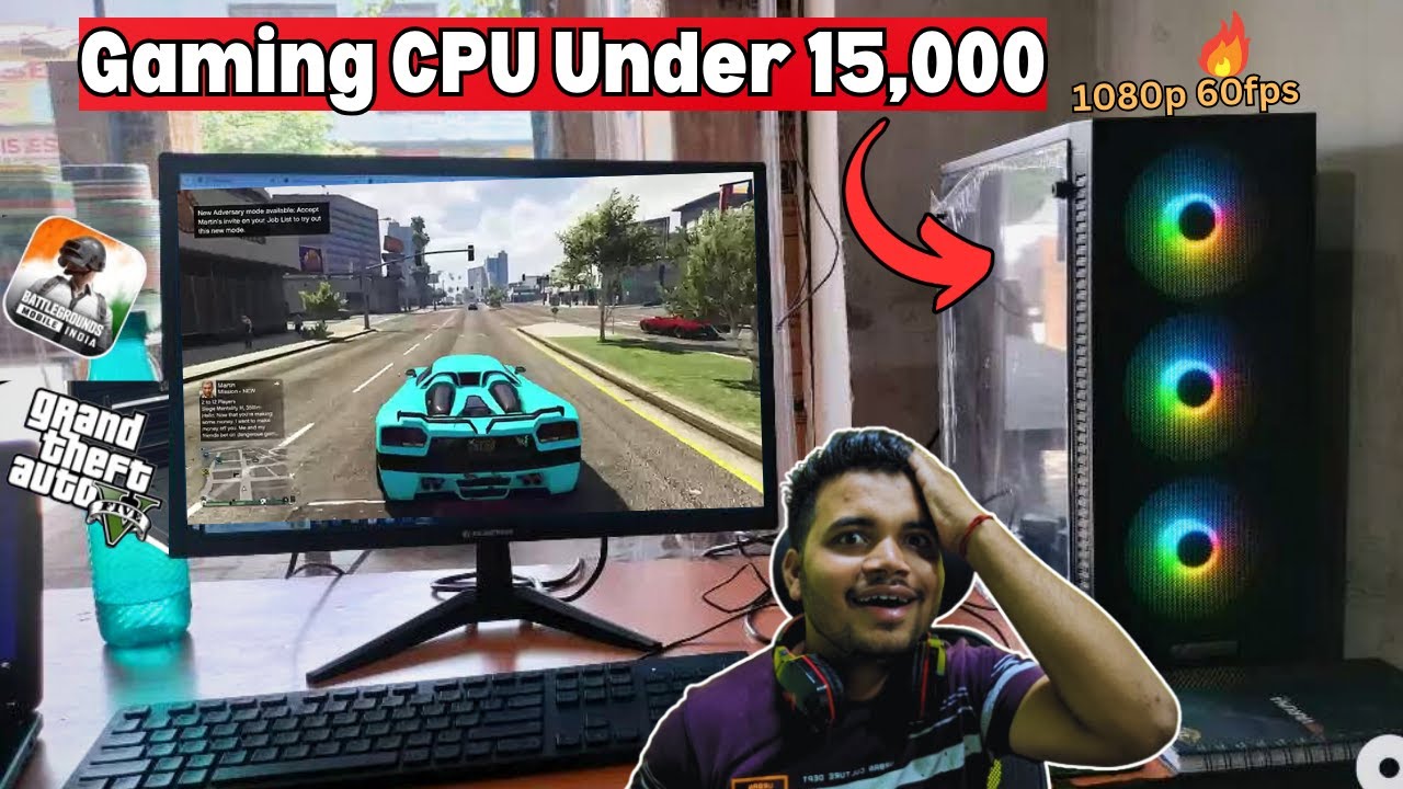 15k Ultra Super AMD PC Build | Gaming CPU Under 15000 From Amazon in ...
