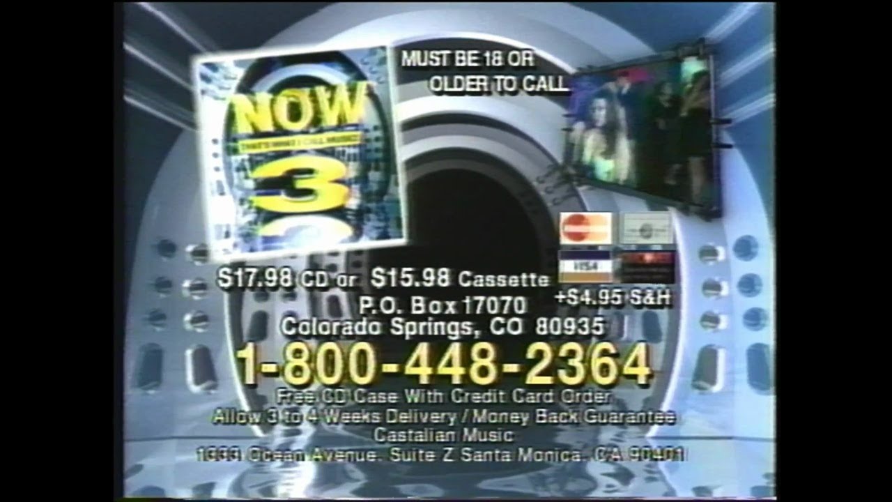 Now That's What I Call Music! 3 (Various Artists) TV Commercial - 2000 ...