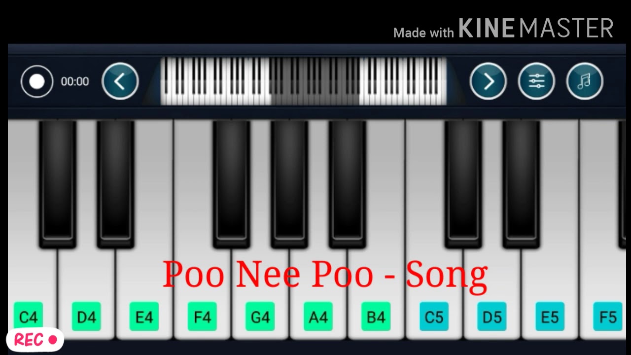 Poo Nee Poo - 3 Movie Song - Piano Keyboard Song. - YouTube