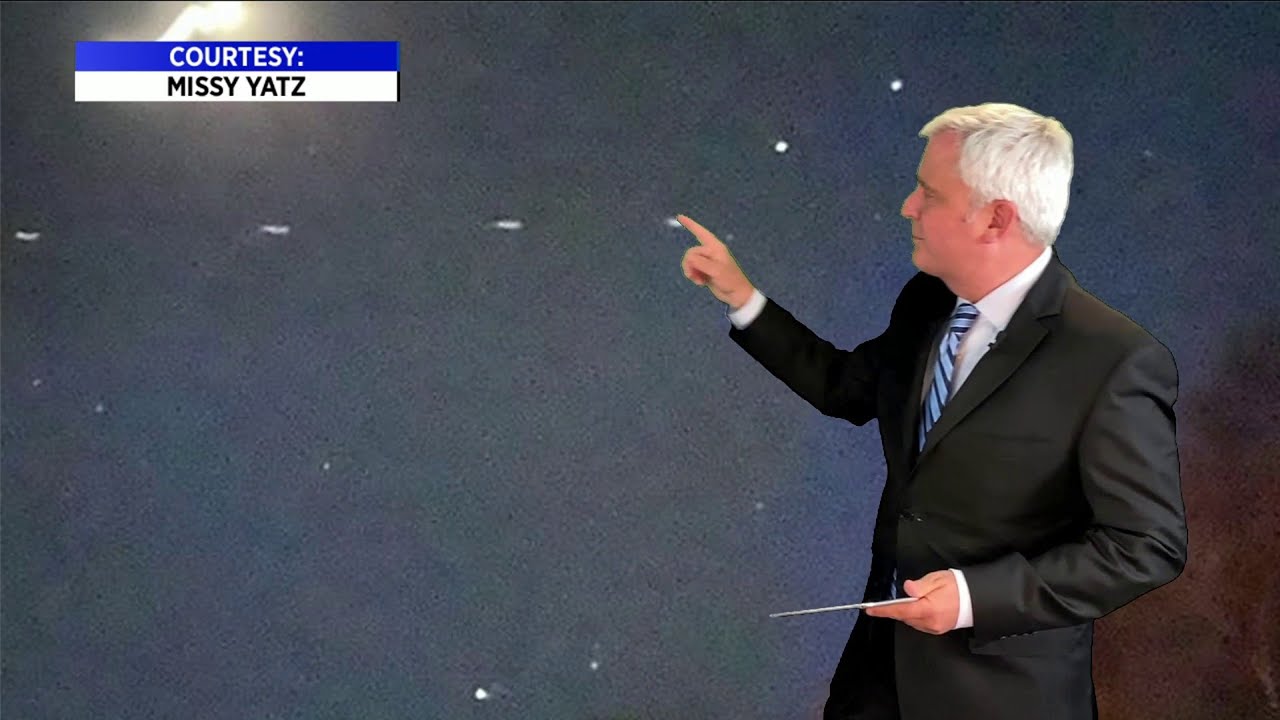 Strange lights in the sky? John Gaughan explains what it was - YouTube