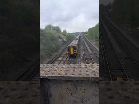Trains at Worting Junction - YouTube