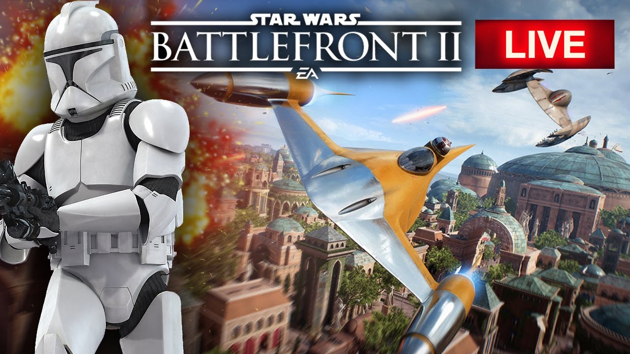 Star Wars Battlefront 2 LIVE - New Multiplayer Gameplay! Huge CLONE ...