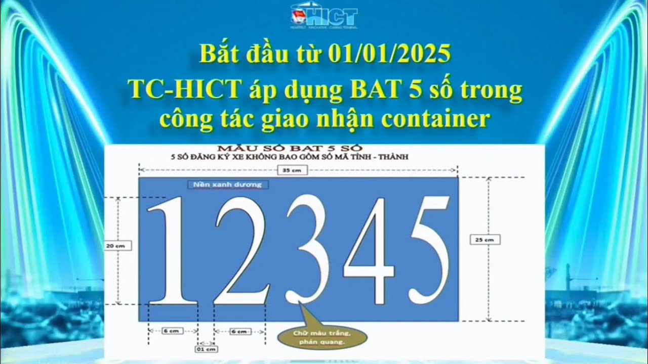 Cảng TC-HICT sử dụng BAT 5 số định danh xe đầu kéo container vào giao ...