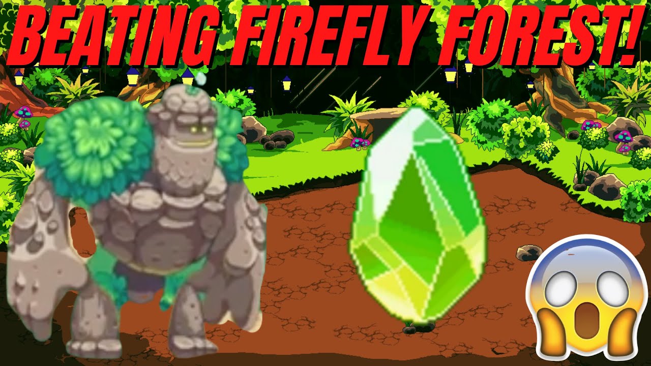 Battling The Firefly Forest BOSS & Getting The Earth GEM! - YouTube
