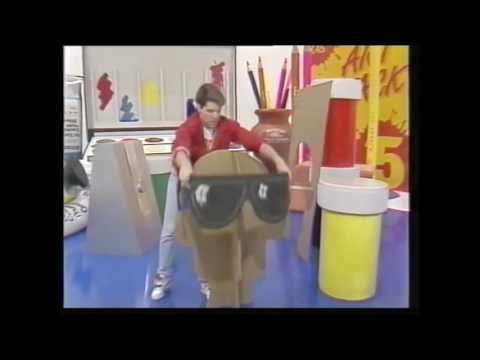 Art Attack - Series 1, Episode 1 (1990) Clip 36: A Slot Head Art Attack ...