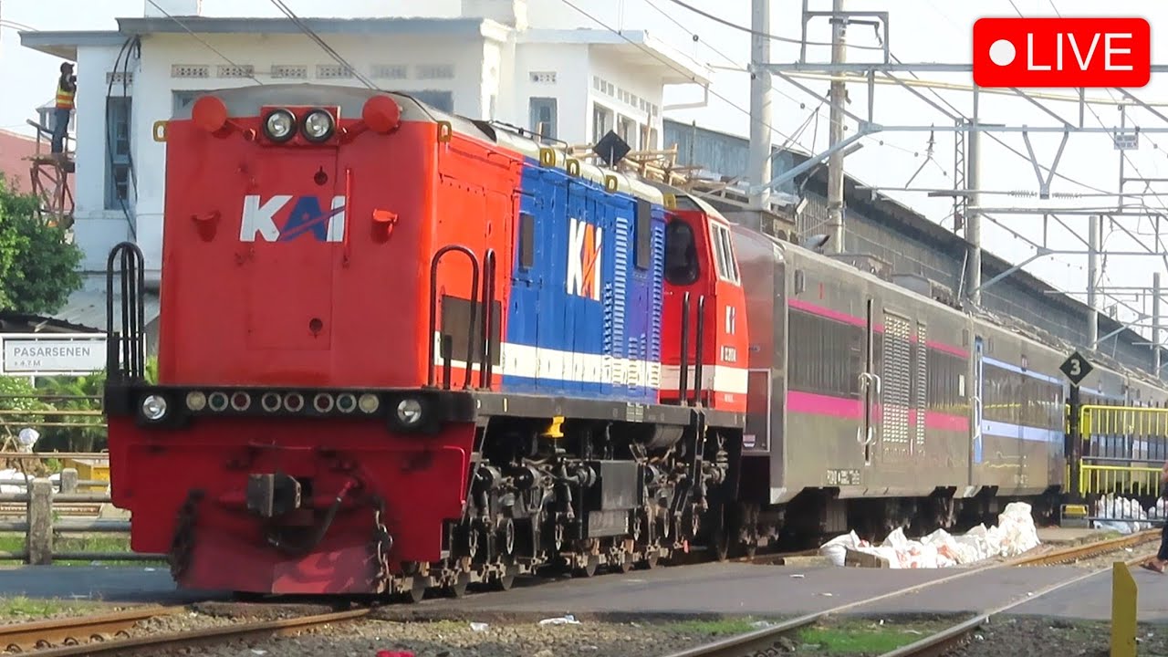 🔴 WAH LOKOMOTIF LANGKA CC 201 LIVERY MERAH BIRU RNB KE JAKARTA LAGI ...