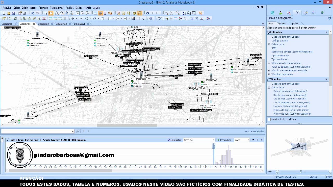 Vídeo 11 - IBM Analyst Notebook i2 – DICAS PARA APLICAÇÃO DE FILTRO DE ...