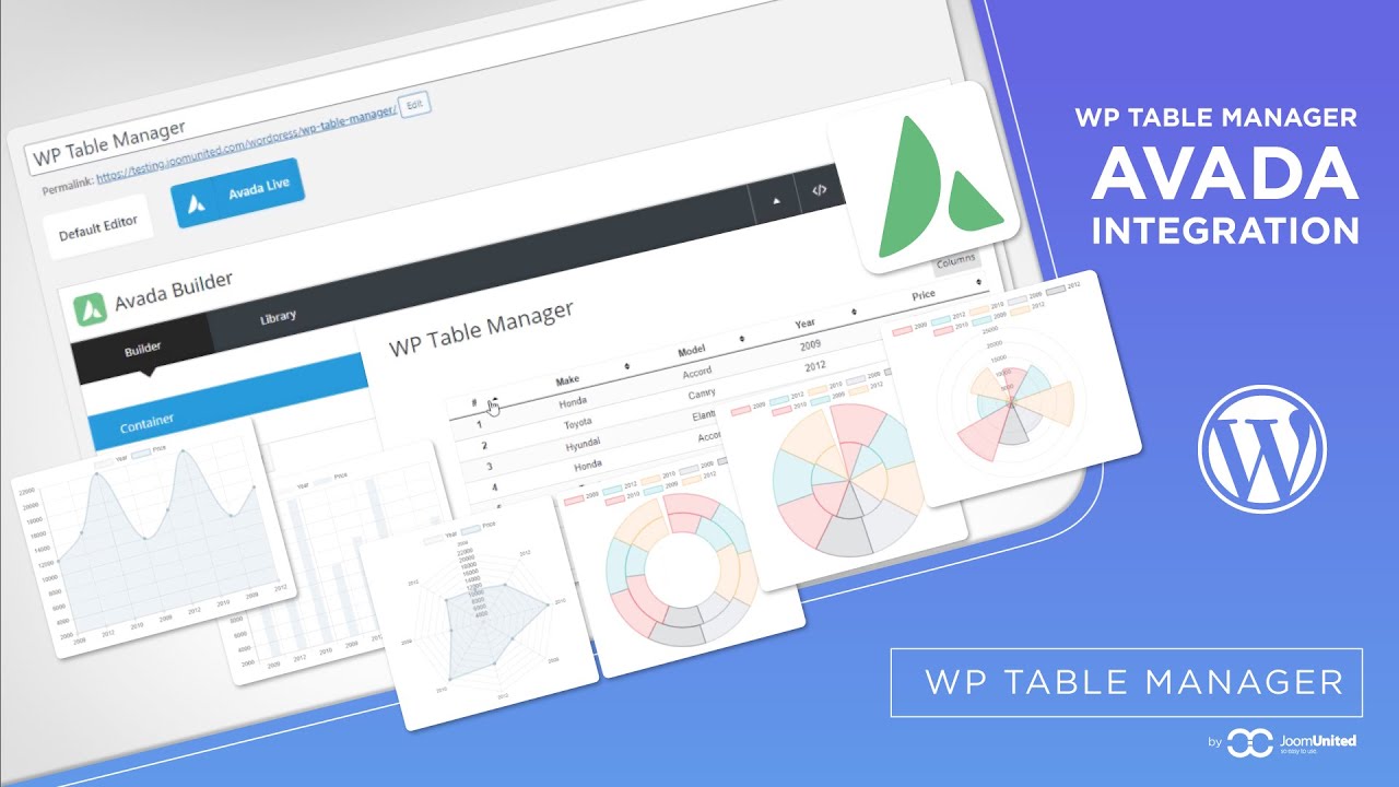 A table manager for the Avada WordPress builder - YouTube