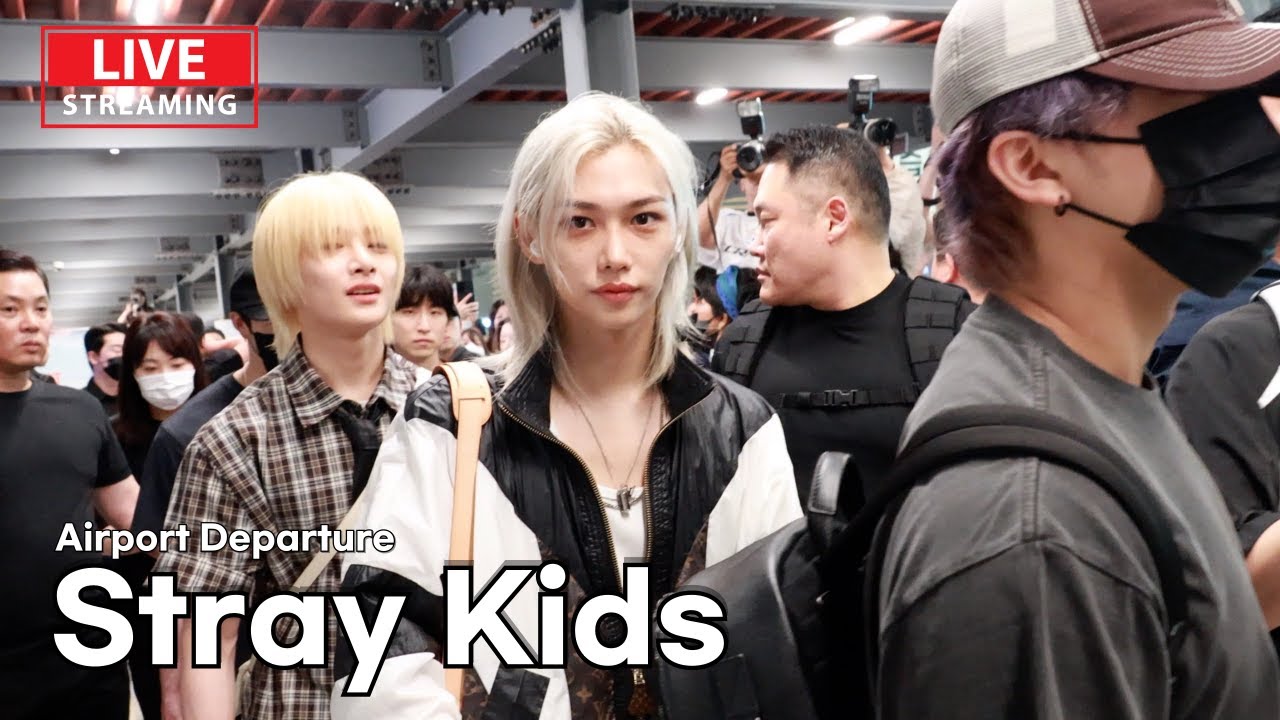 [LIVE] Stray Kids(스트레이키즈) 인천공항 출국 | Stray Kids Airport Departure - YouTube