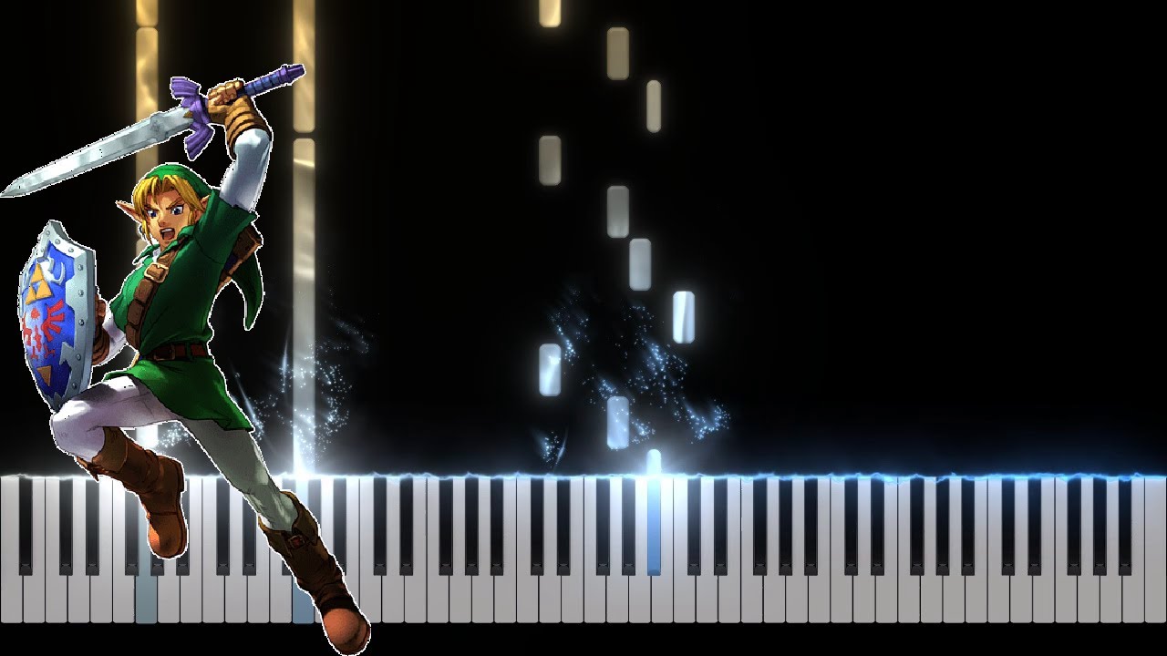 Zelda botw OST - Hyrule Castle - Piano Tutorial [Nivek.Piano] - YouTube