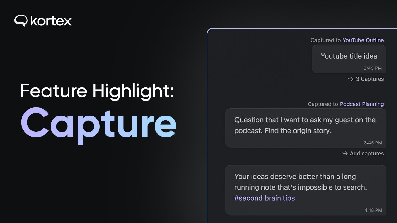 A Better Way To Capture Ideas In Your Second Brain - YouTube