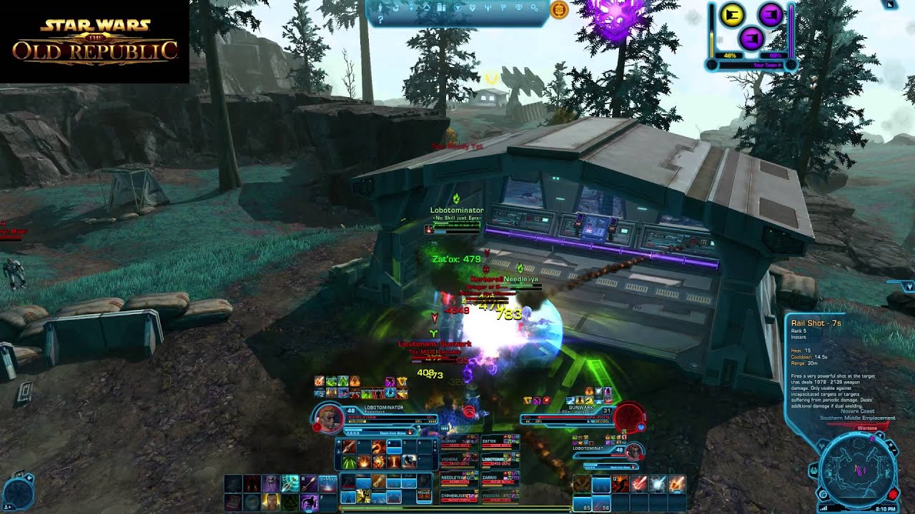 SWTOR T3 M4 Mini PvP Powertech Pyrotech 2015 05 16 5/6 Novare Coast Win ...