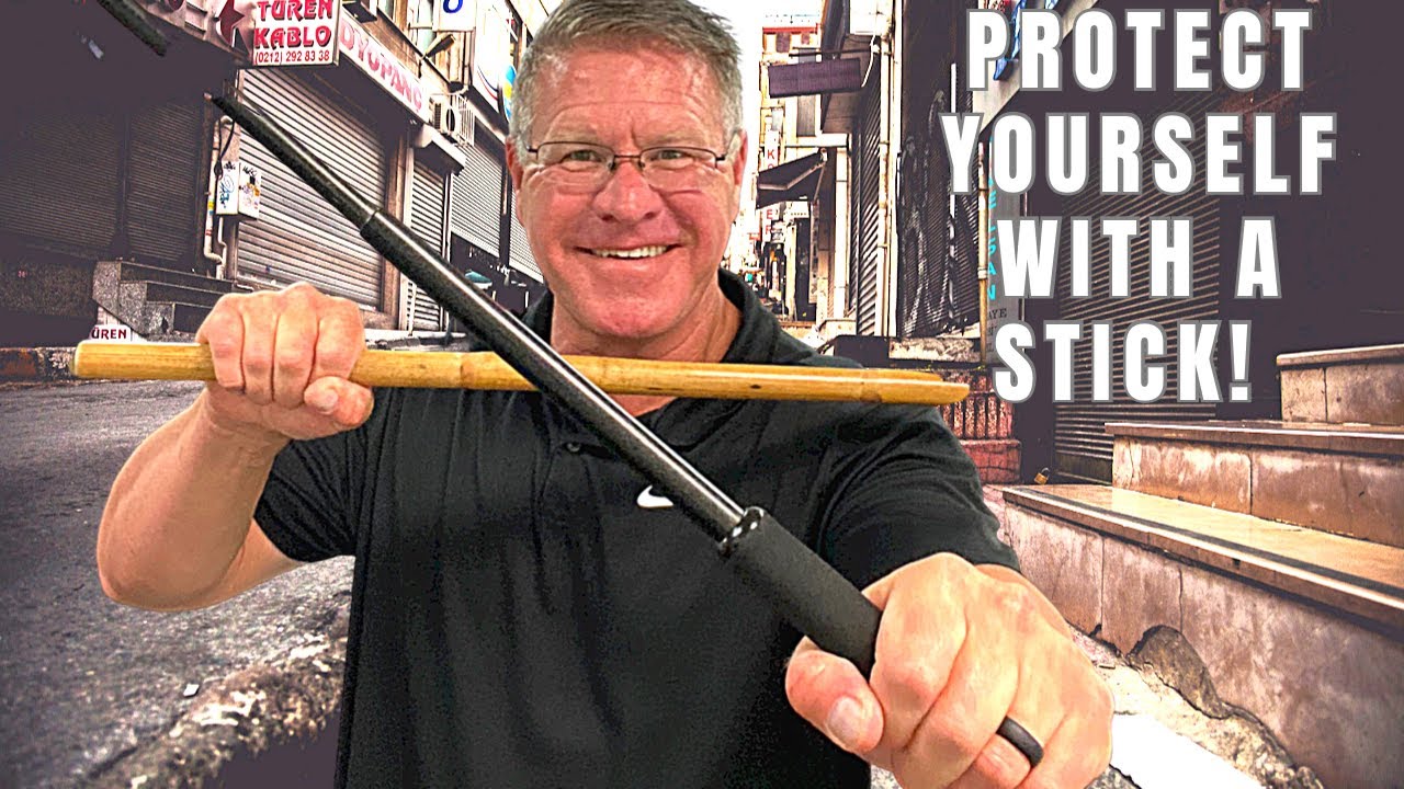 How To Hit Someone With A Stick For Self Defense - YouTube