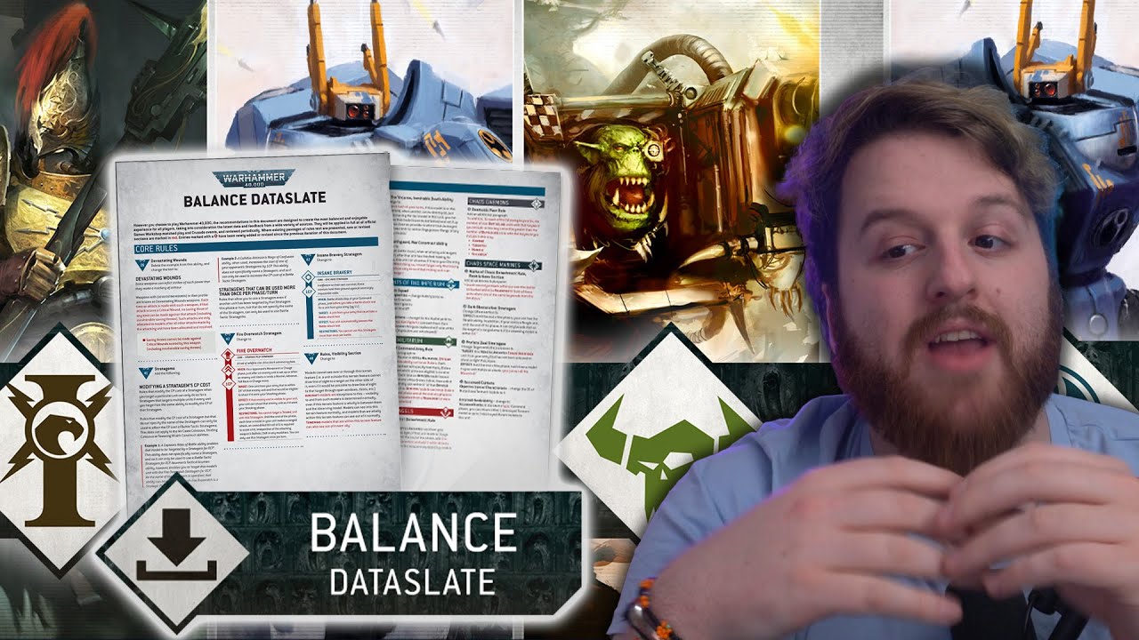 🔴 Balance Dataslate, MFM and Detachments FIRST REACTION - YouTube