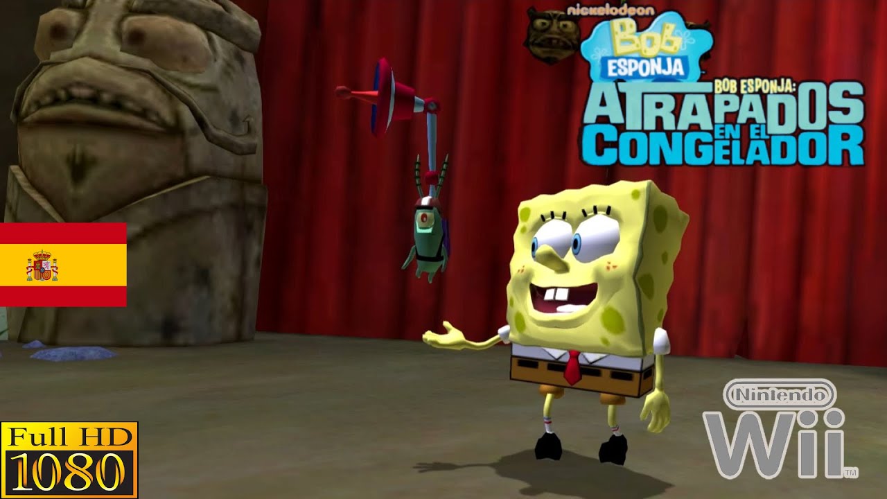 Bob Esponja Atrapados En El Congelador EN DIRECTO Nintendo wii ESPAÑOL ...