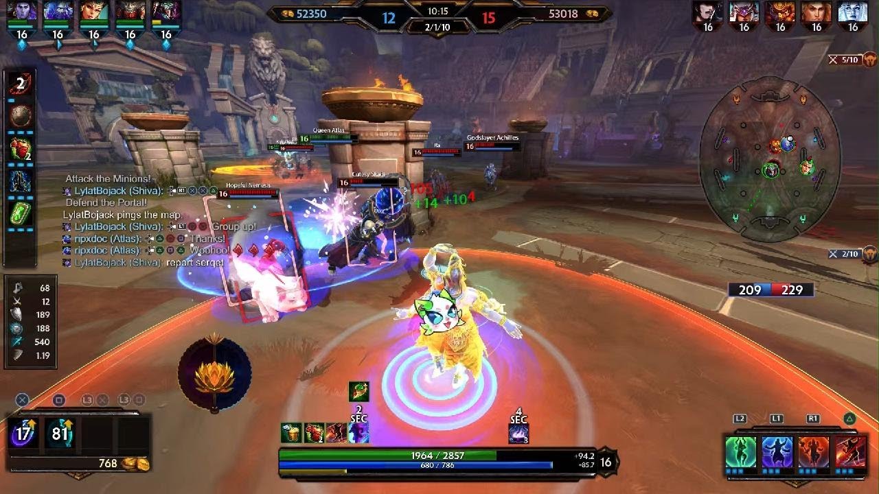 SMITE Shiva Atlas Strong Duo - YouTube