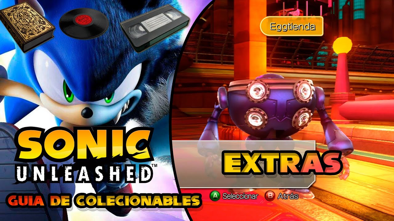 Guía de coleccionables - Sonic Unleashed - Compras y Chip - YouTube