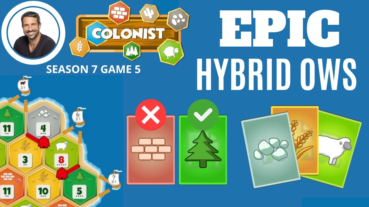 EPIC Hybrid OWS Battle Royale | CATAN Road to Diamond | Season 7 Game 5 ...