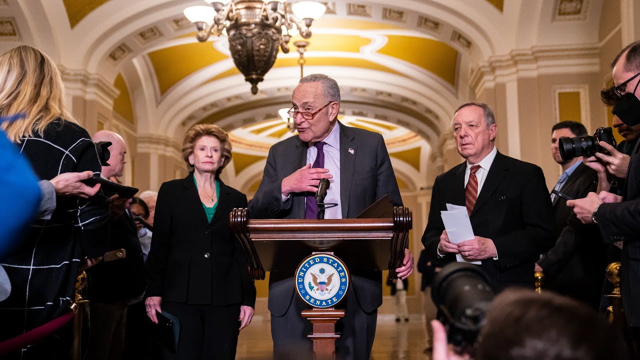 LIVE: US Senate Holds Weekly Press Conference - YouTube