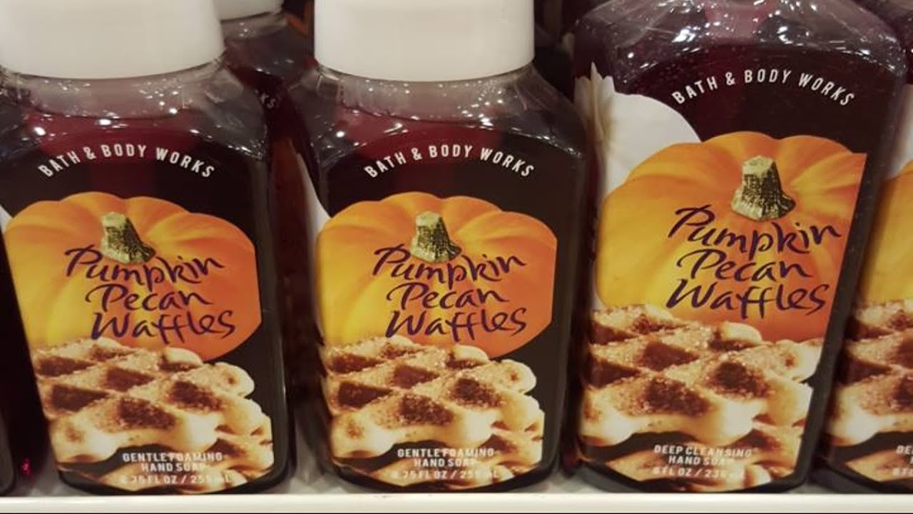 HalloWEen Shorts - Bath & Body Works Pumpkin Pecan Waffles Hand Soap ...