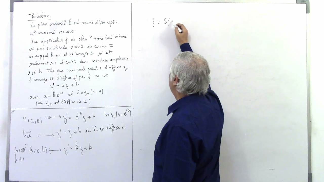 04 Forme complexe d'une similitude. - YouTube